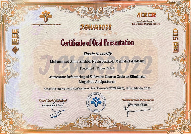 Amin Shahidi - Portfolio